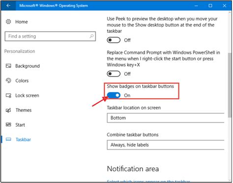 How To Show Or Hide App Badge On Windows 10 Taskbar