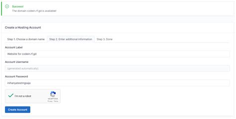 cara hosting web di infinityfree codein