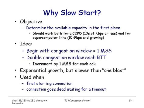 Transport Layer TCP Congestion Control Buffer Management V