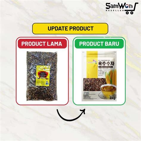 Jual Korean Roasted Corn Tea 1kg Oksusucha Minuman Sehat Teh Jagung