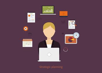 Project Management Process Scheme Concept Vector Image