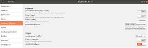 how to configure mouse settings in ubuntu vitux