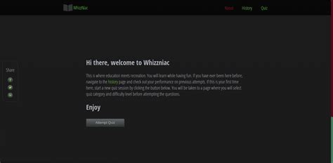 GitHub Nibble Whizzniac WhizzNiac Is Simple Quiz App Written In React Js It Consists Of