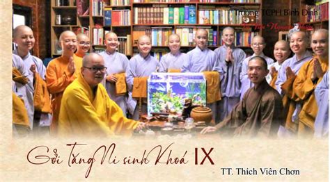 Gởi Tăng Ni Sinh Khoá Ix