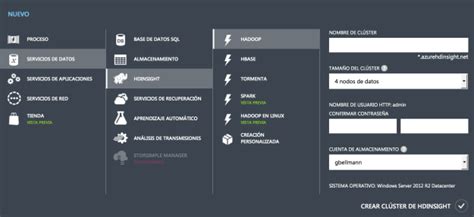 Creando Un Clúster Hadoop En Hdinsight Parte 1 Guillermo Bellmann