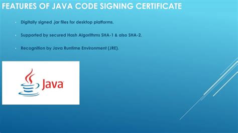 Ppt Java Code Signing Certificate Powerpoint Presentation Free Download Id7215529