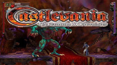 고전게임 캐슬바니아 드라큘라x 크로니클 Castlevania Dracula X Chronicles Clear Youtube