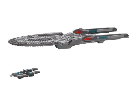 Lego Moc Uss Voyager A Lamarr Class Special Science Ship By Legendaj Rebrickable Build With Lego