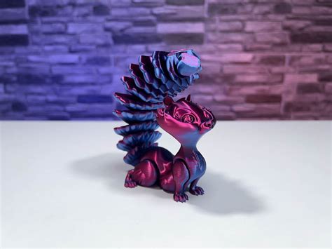 3d Printed Cute Squirrel Stl For Download