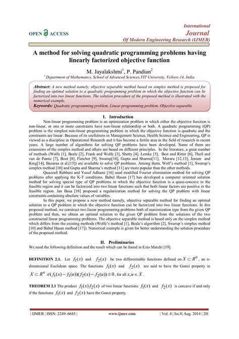 A Method For Solving Quadratic Programming Problems Having Linearly Factorized Objective
