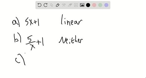 Solved For Exercises 63 64 Determine If The Function Is Linear
