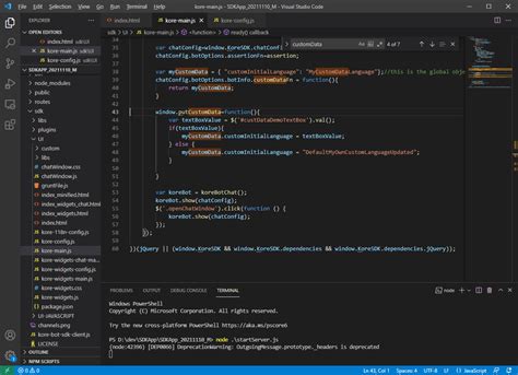 how to pass customdata dynamically to the platform from kore web sdk
