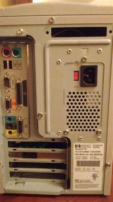 What Is This Strange Expansion Slot On The Back Of An Old Hp Pavilion Desktop Super User