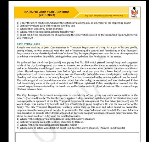 ONLY IAS UPSC CSE MAINS Previous Year Questions Topicwise GS Paper I To IV