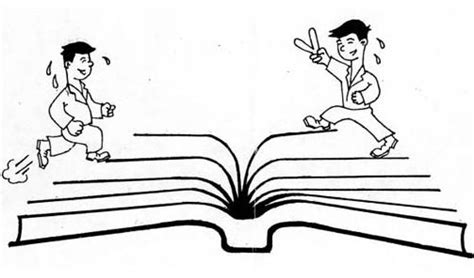 政治课程简笔画 天马图吧