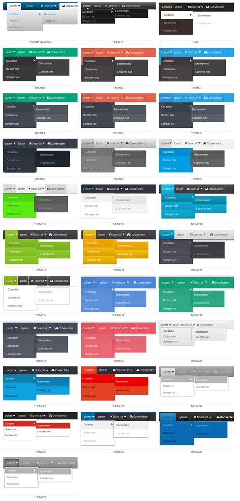 Themes For Maximenu Ck Joomlack Extensions Et Tutoriels Joomla