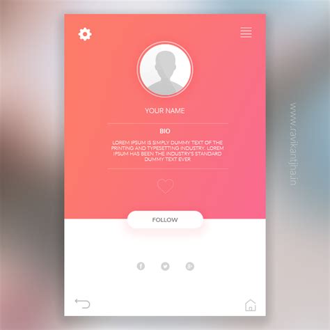 Profile Page UI Design On Behance