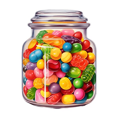 Vintage Candy Jar Clip Art