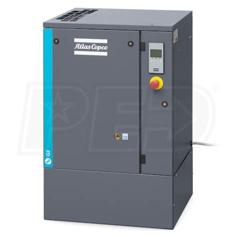Atlas Copco G7 10 Hp Tankless Aff Rotary Screw Air Compressor W Dryer