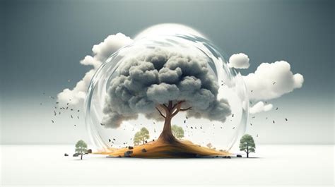 Premium Photo Trees In A Small Ecosystem