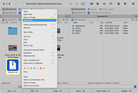 How To Open A TAR File On Mac Computer Commander One