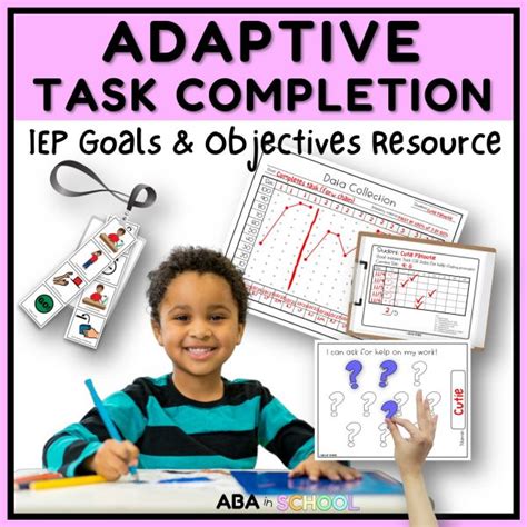 Work Completion Adaptive Iep Goals Data Analysis Behavior Management Aba In School