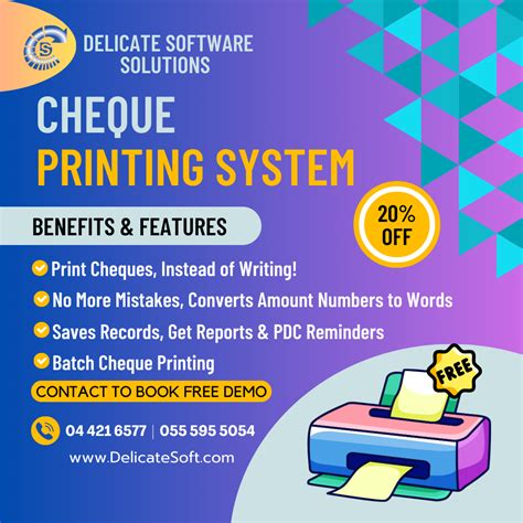 Cheque Printer System Dubai