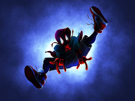 Miles Morales In Spider Man Into The Spider Verse Wallpaper 4k For