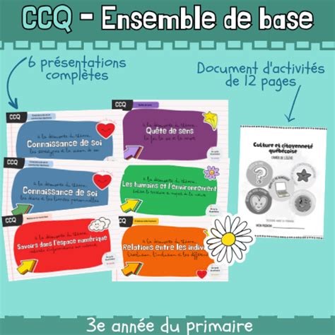 Ccq Ensemble De Base 3e Année