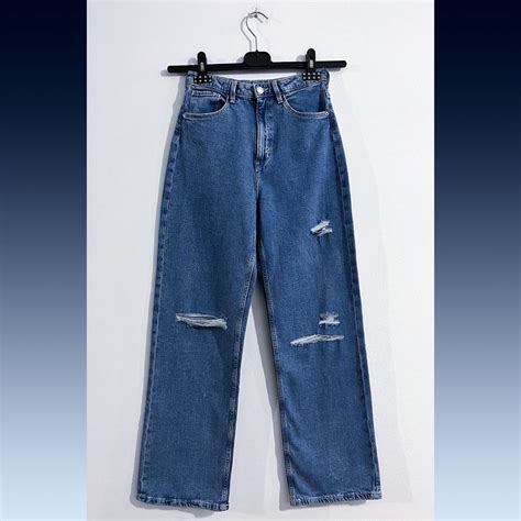 Джинси широкі з високоюпосадкою Hennes And Mauritz Handm Denim Jeans — ціна 550 грн у каталозі