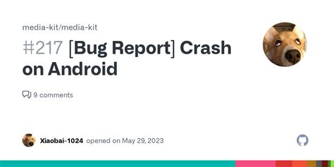 [bug report] crash on android · issue 217 · media kit media kit · github