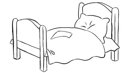Розмальовка ліжко