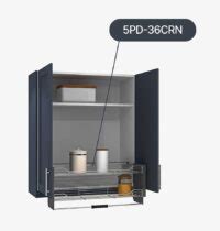 Kitchen Designed Using Rev A Shelf Cabinet Organizers