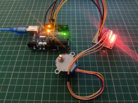 Stepper Motor With Arduino Using ULN 2003 Driver Arduinpo With Stepper Motor