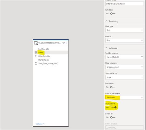 solved powerquery parameter multi select reverts to singl