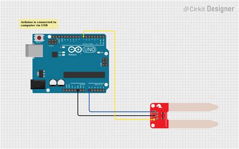 Arduino UNO Based Soil Moisture Sensing System How To Guide And Editable Circuit Cirkit Designer