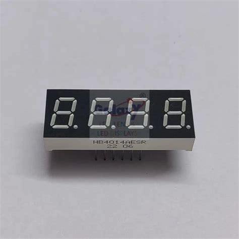 0 40 Inch 4 Digit 7 Segment Display Galaxy Brand At Rs 16 Piece Seven Segment Led Display In
