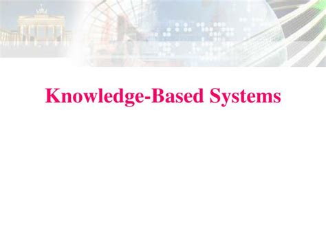 PPT Knowledge Based Systems PowerPoint Presentation Free Download ID