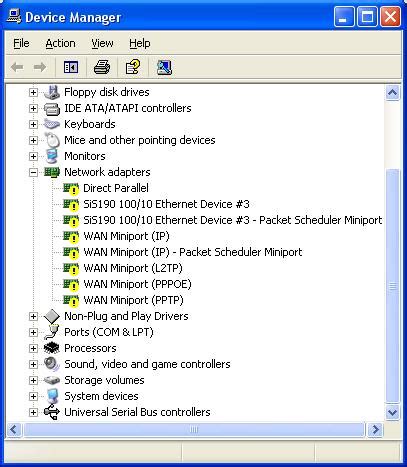 Numbered NICs In Device Manager