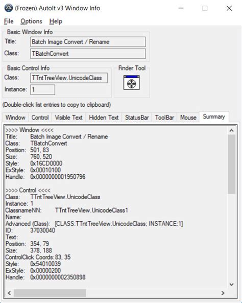 Can T Get Text Items From ControlTreeView AutoItX Help And Support