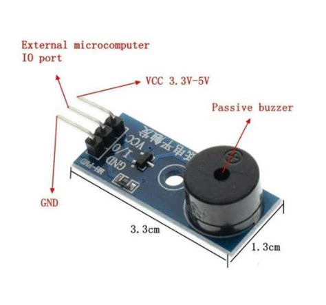 Módulo de buzzer passivo Arduino ARDUCORE Robótica Educacional arduino