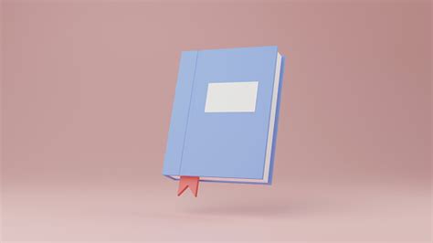 파스텔 핑크 배경에 격리된 닫힌 책 책 로고 아이콘 또는 웹 디자인을위한 기호 3d 렌더링 0명에 대한 스톡 사진 및 기타