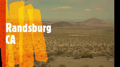 Randsburg Ca Youtube