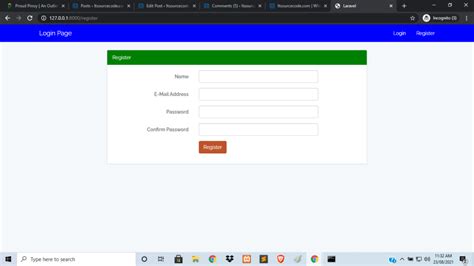 Laravel Login Page With Source Code