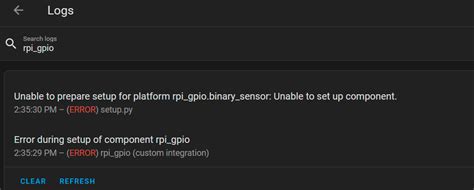Rpigpio Issue On Ha Core 202277 And Rpigpio Last Version · Issue