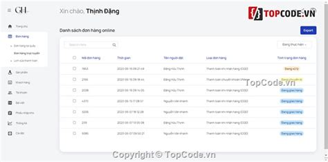 Website Quản Lý Bán Hàng Php And Mysql Tích Hợp Thanh Toán Vnpay Momo