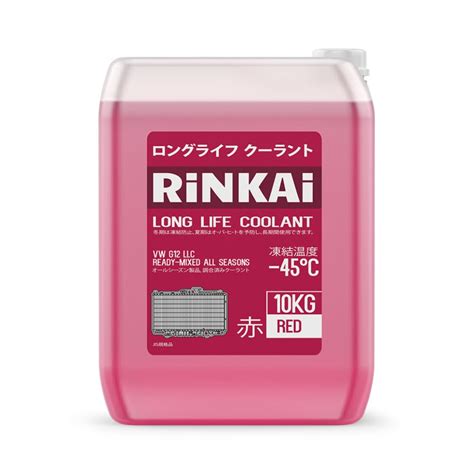 Антифриз Rinkai красный, -45град.С, 10 кг 60373 - выгодная цена, отзывы ...