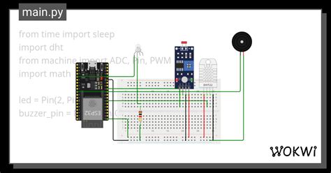 Dht 22 Python Wokwi ESP32 STM32 Arduino Simulator