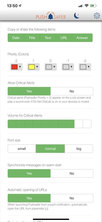 Critical Alerts Pushsafer Send Push Notifications Easy And Safe