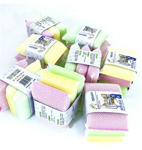 스펀지 망사 수세미 3p X 5 묶음 설거지용품 주방용수세미 설겆이 스폰지 설거지스폰지 티몬